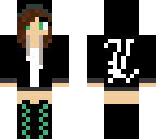 L Death Note Girl | Minecraft Skin