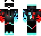 Fire and Ice Panda | Minecraft Skin