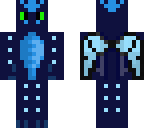 Bioluminescent Seawing Dragon | Minecraft Skin