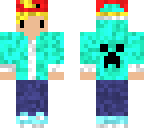 cyan boy | Minecraft Skin