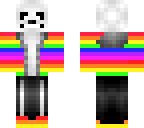Rainbow Sans | Minecraft Skin