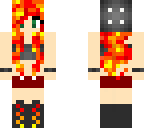 Lava Girl | Minecraft Skin