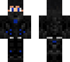 Blue Cyborg | Minecraft Skin
