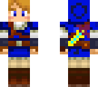 zelda twilight princess blue link | Minecraft Skin