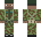 Overworld Army Uniform 1960s | Minecraft Skin