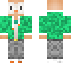Rowlet with swag | Minecraft Skin