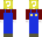 blockhead mario | Minecraft Skin