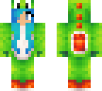 blue yoshi | Minecraft Skin