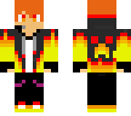 sceptile fire | Minecraft Skin