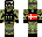 danish military man | Minecraft Skin