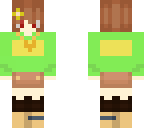 Outertale Chara in a normal Chara outfit | Minecraft Skin
