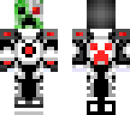 Creeper cyborg | Minecraft Skin