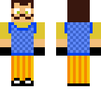 neighbor of hello neighbor | Minecraft Skin