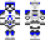 Blue Clone Trooper | Minecraft Skin