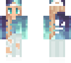 Cute Blue Girl | Minecraft Skin