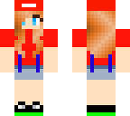 mario girl | Minecraft Skin