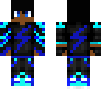 Blue Lightning Boy | Minecraft Skin