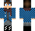 blue wolf boy | Minecraft Skin