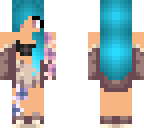 Blue flower goddess | Minecraft Skin