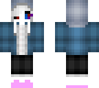 Dust sans girl | Minecraft Skin