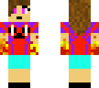 Flame arms | Minecraft Skin