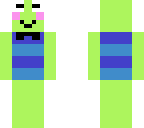 keroppi blue sweater | Minecraft Skin