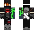 left cyborg arm | Minecraft Skin