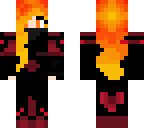 Fire Shadow Knight | Minecraft Skin