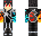 gamer wolf kirito | Minecraft Skin