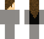 long hair male template | Minecraft Skin