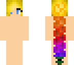 Rainbow Braid Base | Minecraft Skin