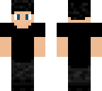 MVCHEAL All Black | Minecraft Skin