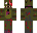nightmare SpringTrap | Minecraft Skin