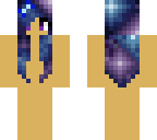 Galaxy Girl Skin Base | Minecraft Skin