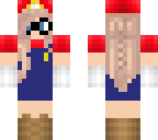 Mario Girl | Minecraft Skin