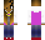 SkyDoesminecraft mix Jinbop girl form | Minecraft Skin