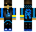 blue gamer | Minecraft Skin