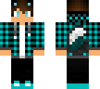 blue wolf boy | Minecraft Skin
