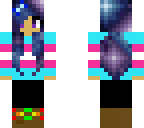 Transgender Galaxy Girl | Minecraft Skin