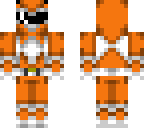 Orange Power Ranger | Minecraft Skin
