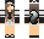 Pretty Girl Wolf Tail | Minecraft Skin