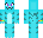 a blue tiger | Minecraft Skin