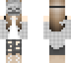 Skull Mask Girl | Minecraft Skin