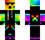 rainbow gamer | Minecraft Skin