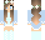Blue Cute Girl | Minecraft Skin