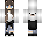 pola bear girl | Minecraft Skin