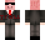 Troll Agent Pig | Minecraft Skin