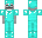 Diamond Armor Skeleton | Minecraft Skin