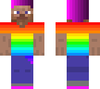 wacky rainbow steve | Minecraft Skin