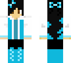 Female jinbop in bkue | Minecraft Skin